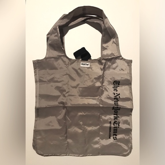 Rume | Bags | Rume The New York Times Fold Up Totebag Brand New | Poshmark